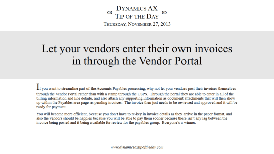 Let Your Vendors Enter Their Own Invoices Through The Vendor Portal ...