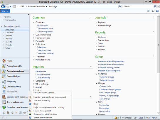 Clean Up The Navigation Pad To Show Just The Modules You Need ...