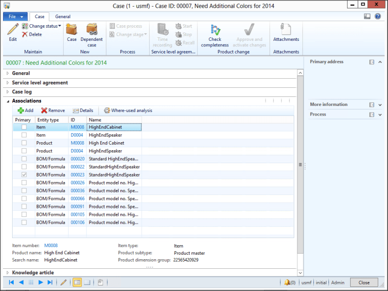 Manage Engineering Change Orders Through Cases | Dynamics AX Tip Of The Day