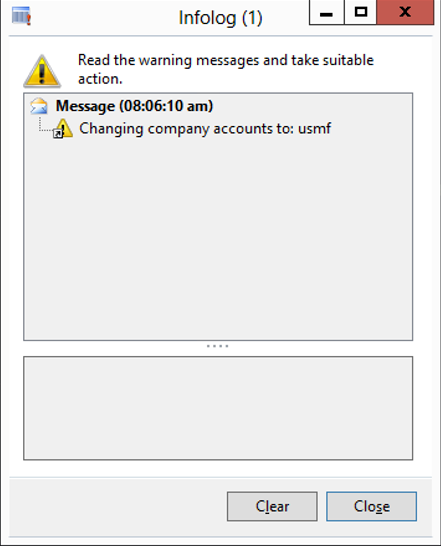 Stop Dynamics AX From Warning You Every Time You Switch Companies ...