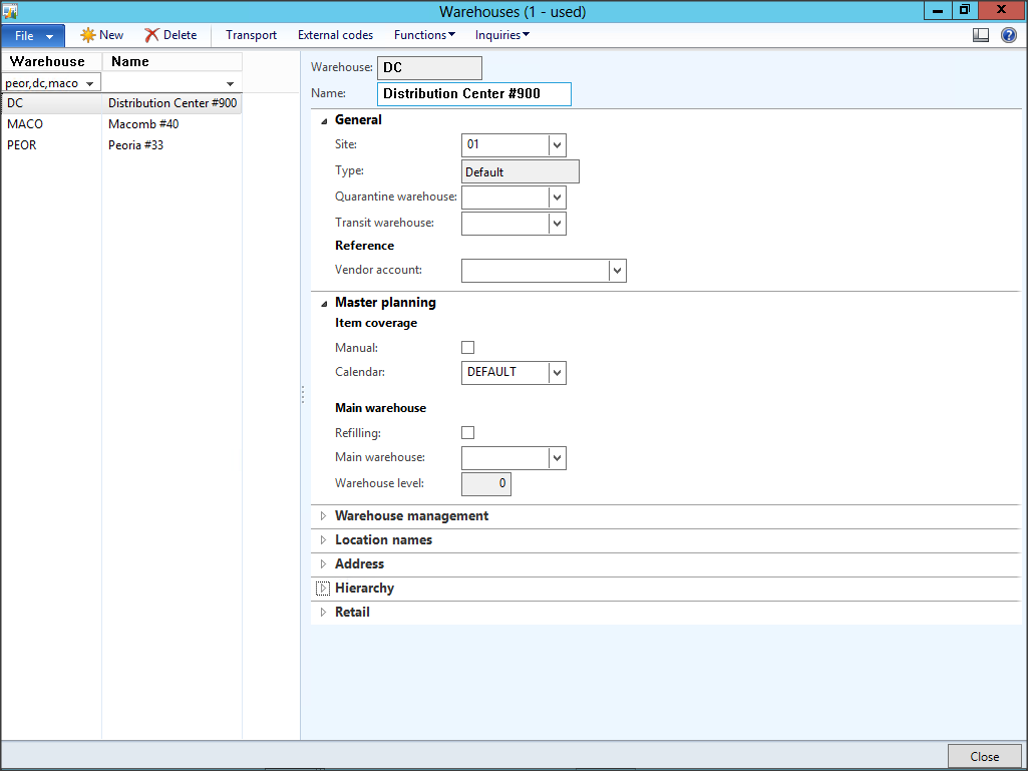 Use Refilling Warehouses To Let MRP Suggest Replenishment Transfers ...