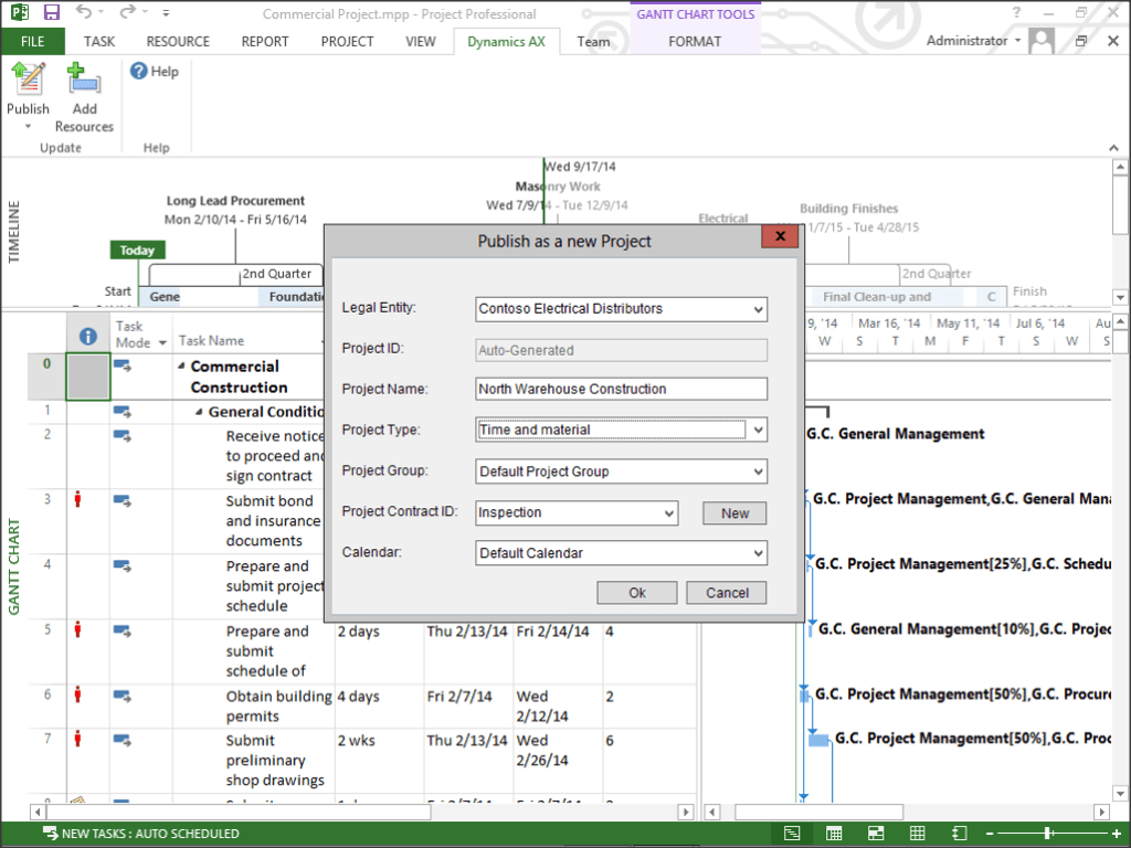 Create Projects In Dynamics AX Directly From Microsoft Project | Dynamics AX Tip Of The Day