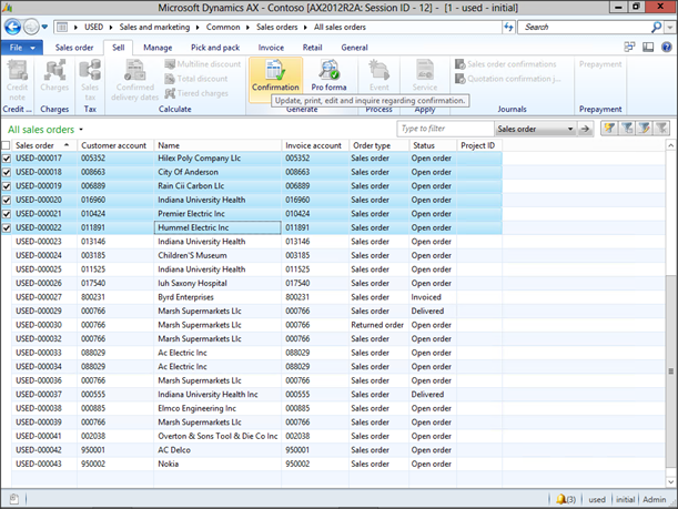 Process Multiple Records At Once By Using The Multi-Select Option | Dynamics AX Tip Of The Day
