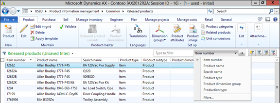 Quickly Filter Your Data Through The Type To Filter Box | Dynamics AX ...